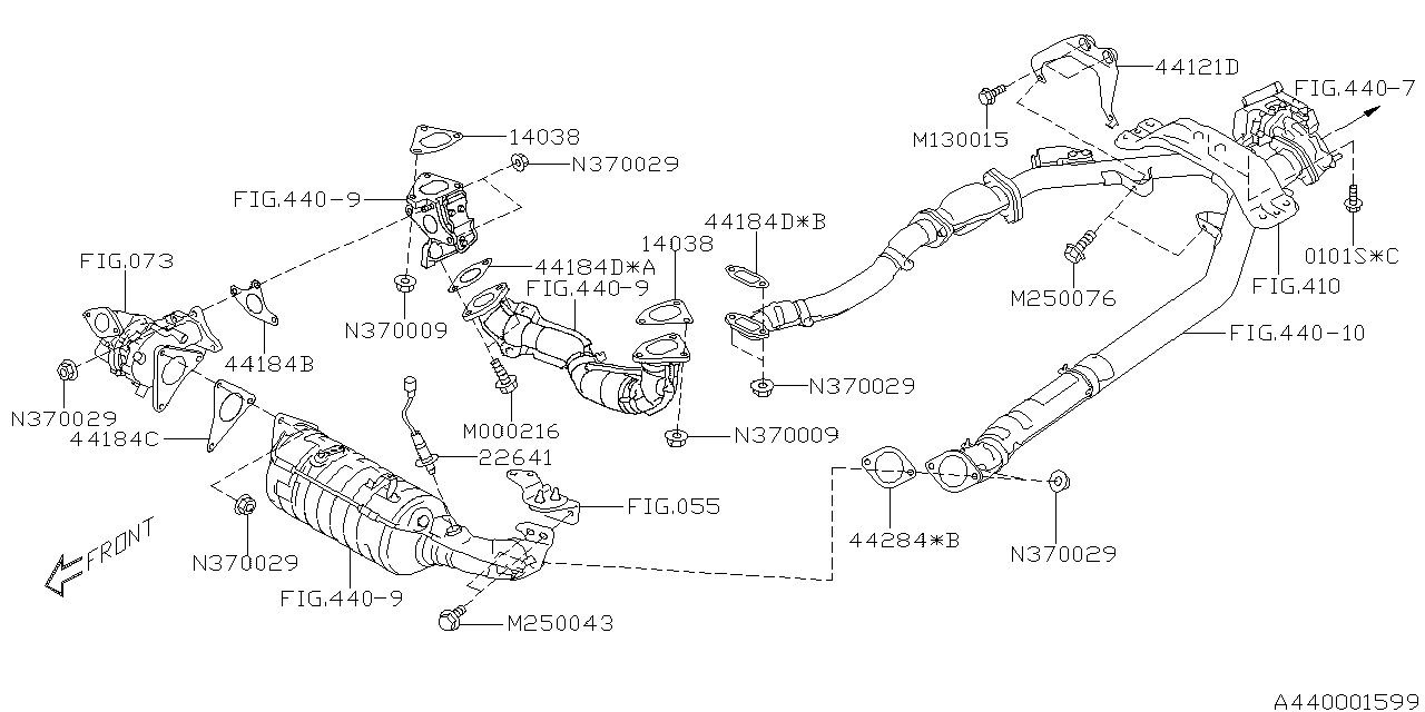 EXHAUST for Subaru XV GPD-LLZ, 08.2011-08.2017 - Amayama