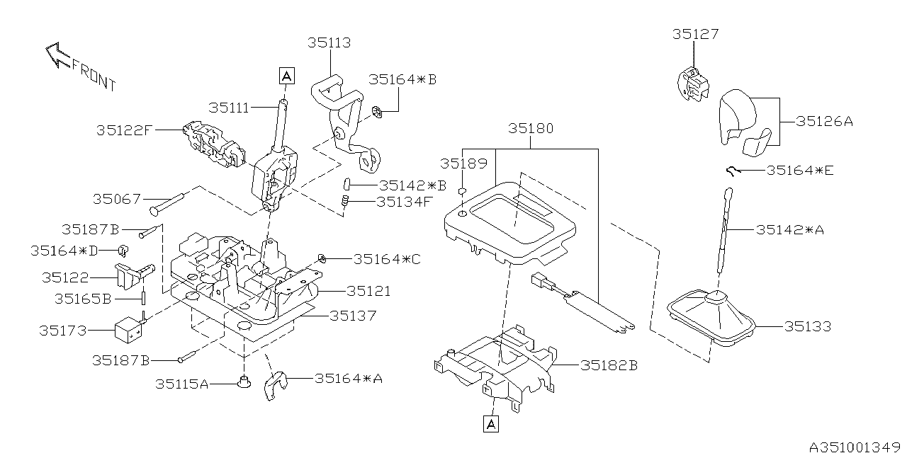 SELECTOR SYSTEM for Subaru WRX / Levorg VMG-KV8, 03.2018-... - Amayama